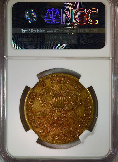 1874-CC $20 Gold Liberty NGC XF40 Double Eagle – First Class Coins