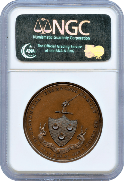 1882 Sharpless Family NGC PF64BN Bicentennial Reunion – First Class Coins