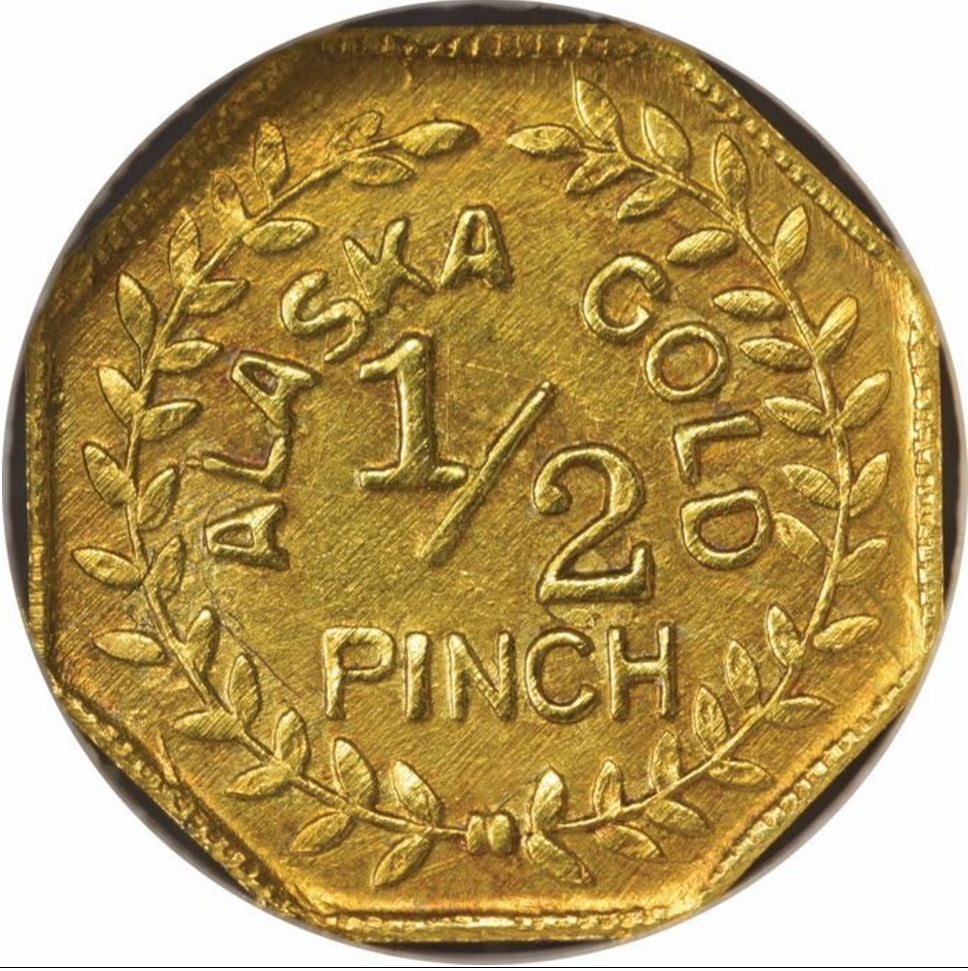 1900 Alaska Series GOLD 1/2 Octagonal Pinch NGC MS67 – First Class Coins