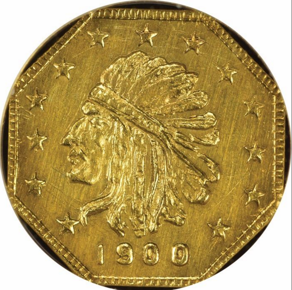 1900 Cal. Oct. 1/2 GOLD NGC MS66 – First Class Coins