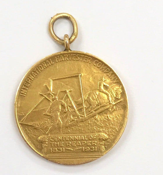1931 Gold McCormick Reaper Centennial Medal – First Class Coins