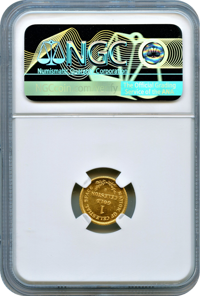 1959 Gold Nation Celestial Space "One Gold Celeston" NGC MS67 – First ...