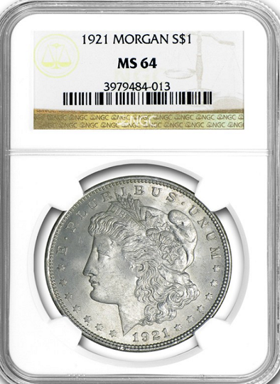 (20) Mixed Dates Morgan Dollars NGC MS64 (Common Dates) – First Class Coins